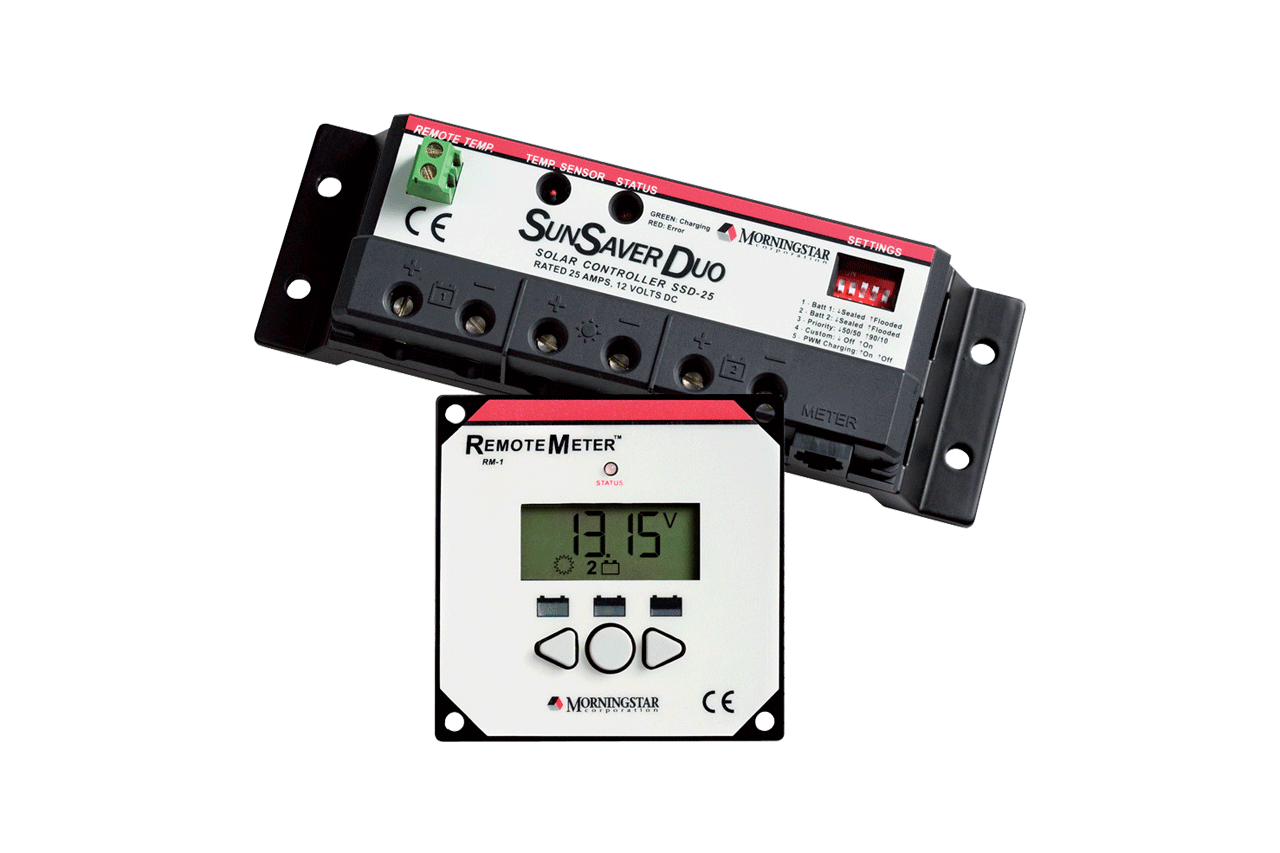 CHARGE CONTROLLER PWM SUNSAVER DUO™ - Uflex Divisione Energia